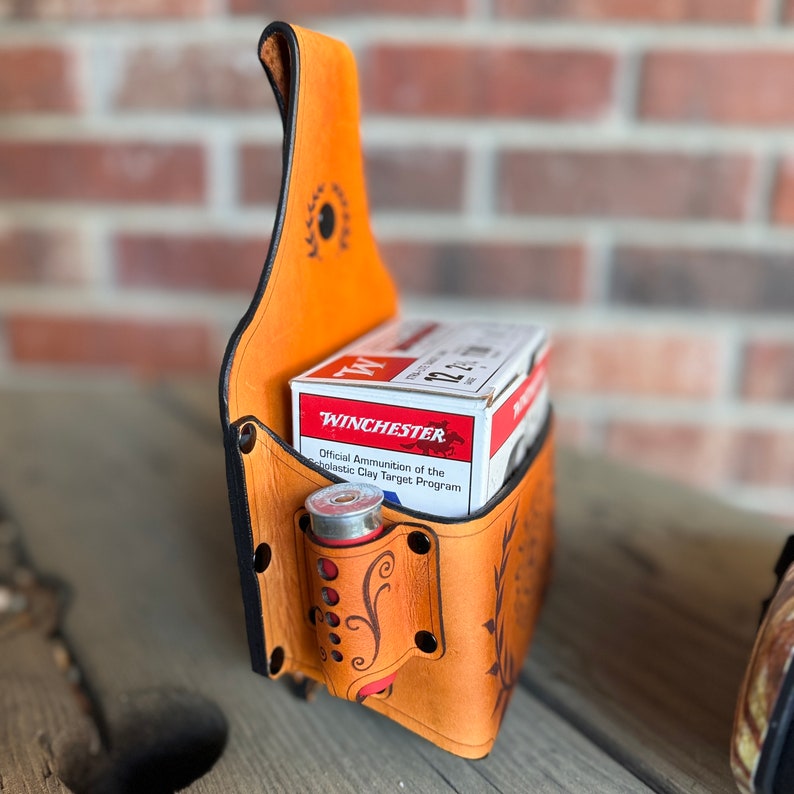 Leather Shotgun Shell Holder, 1-box Capacity, Trap & Skeet - Etsy Australia