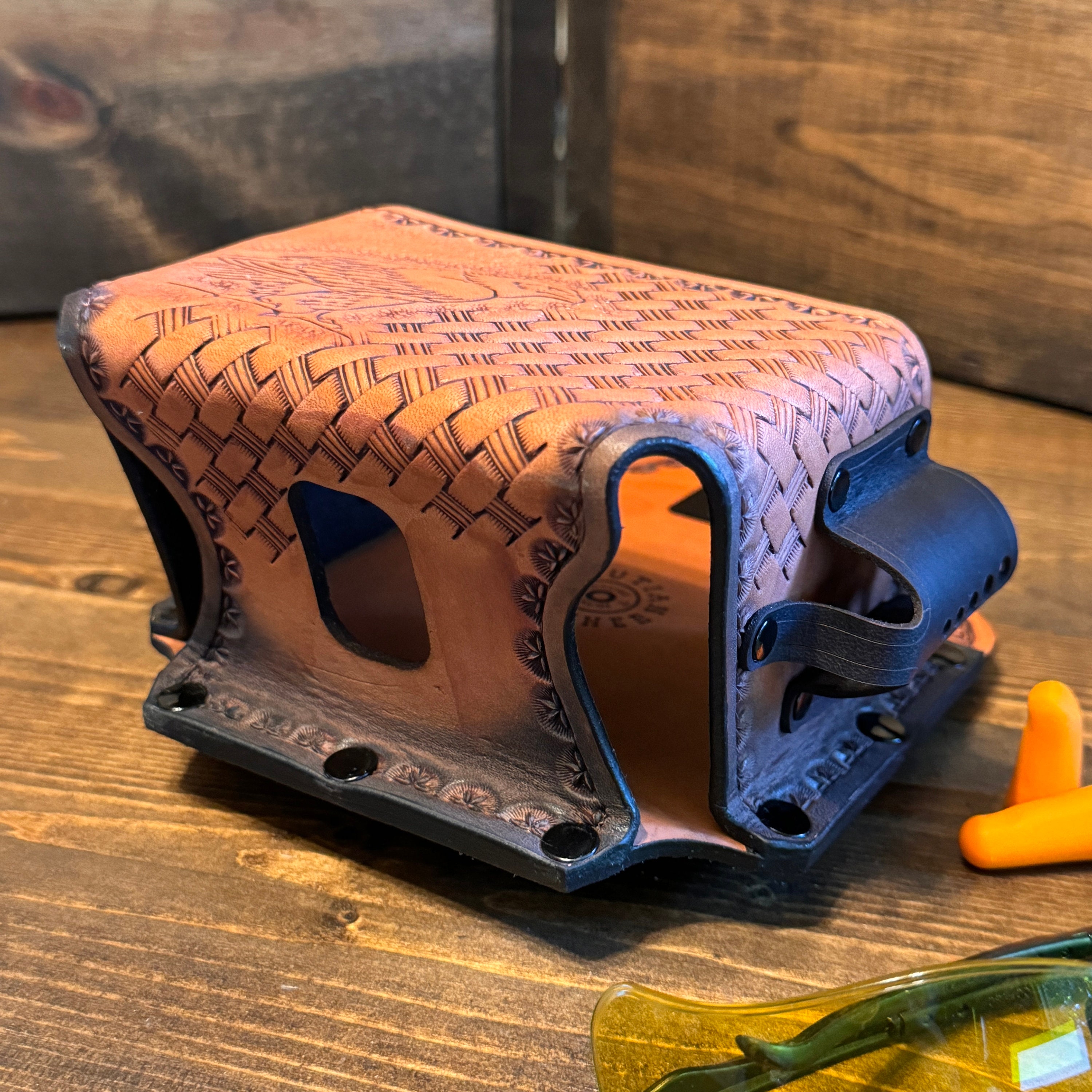 Bird Hunting/shell Tote/leather Shotgun Shell Holder/shotgun/trap Shoot ...