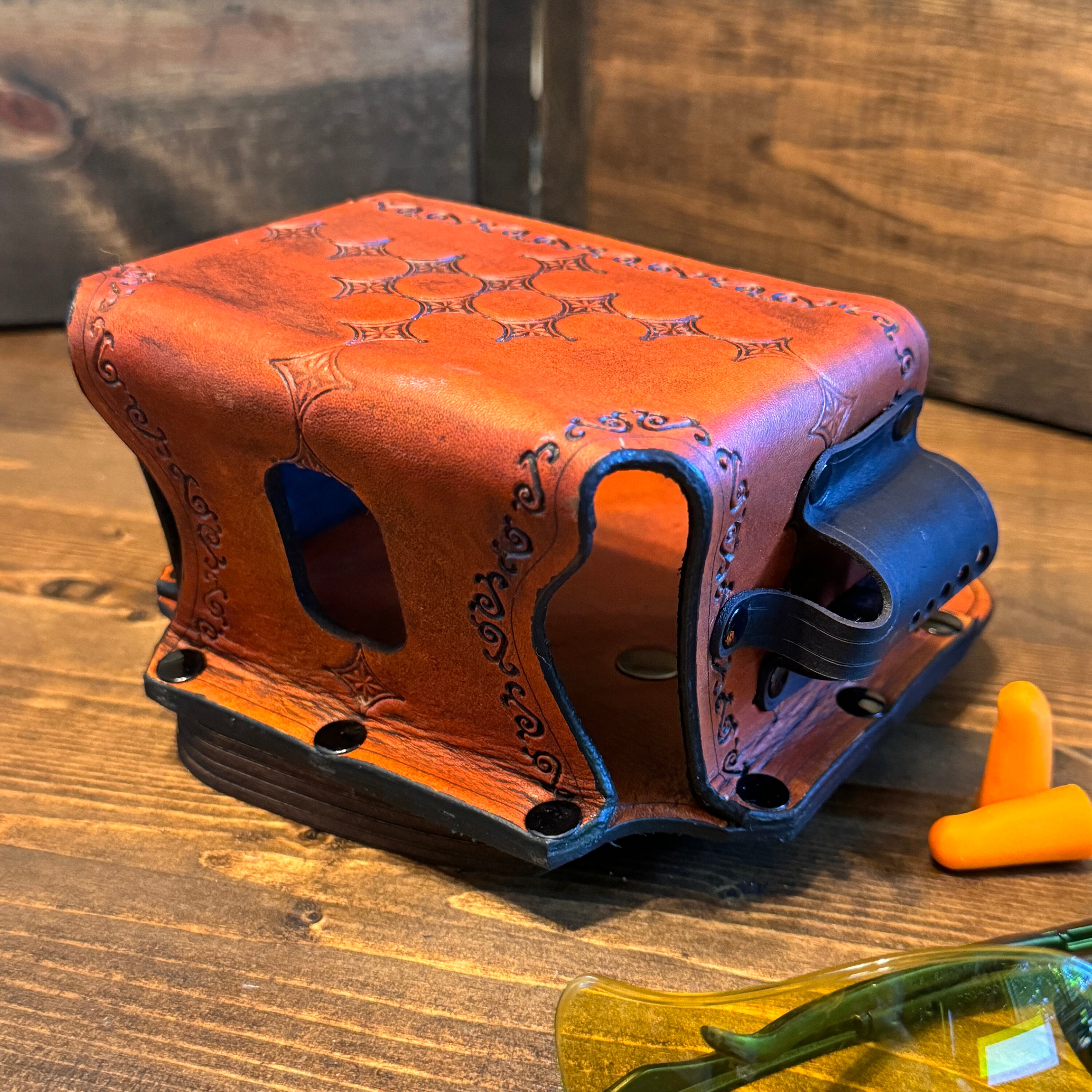 Trap Shoot/shell Tote/leather Shotgun Shell Holder/shotgun/bird Hunting ...