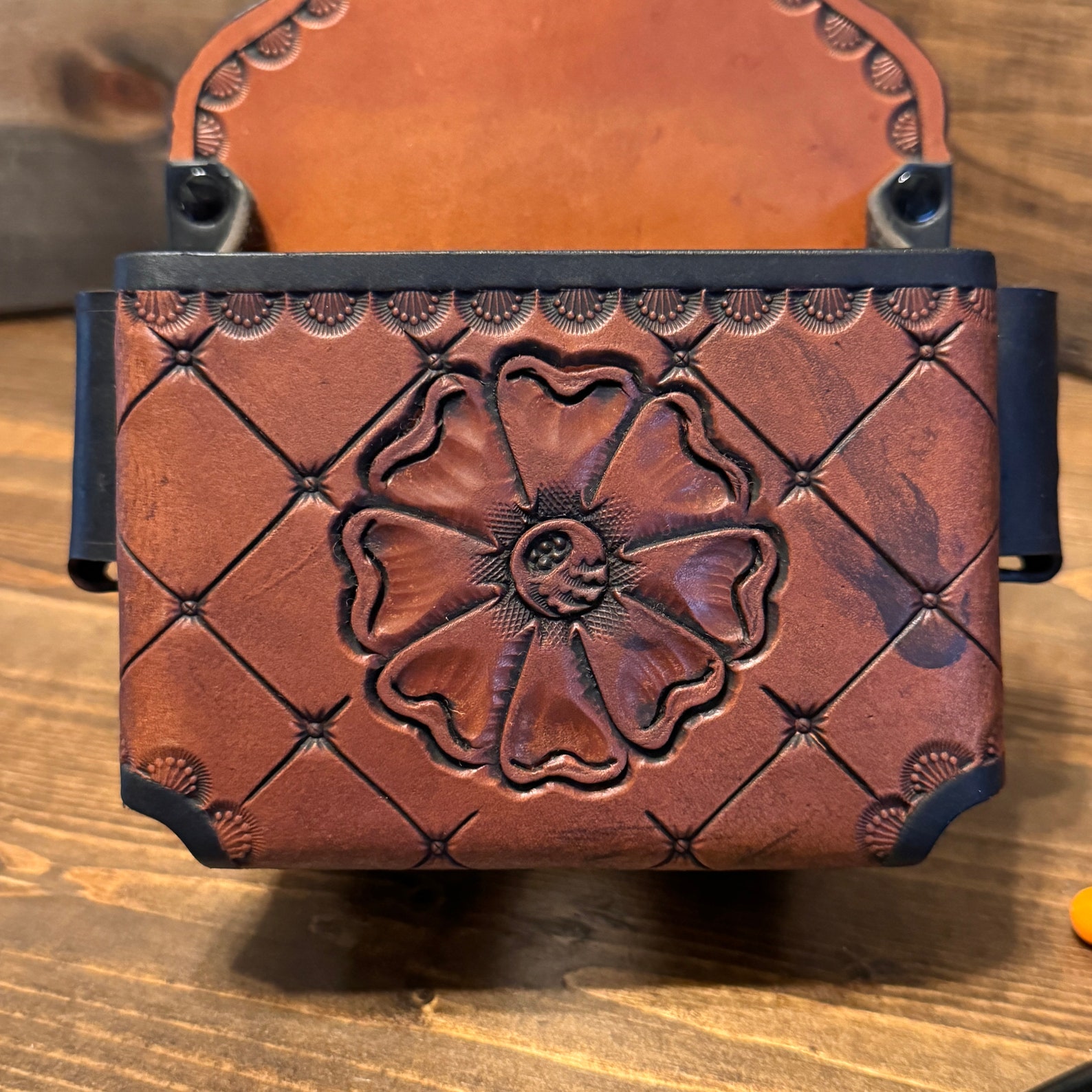 Bird Hunting/shell Tote/leather Shotgun Shell Holder/shotgun/trap Shoot ...