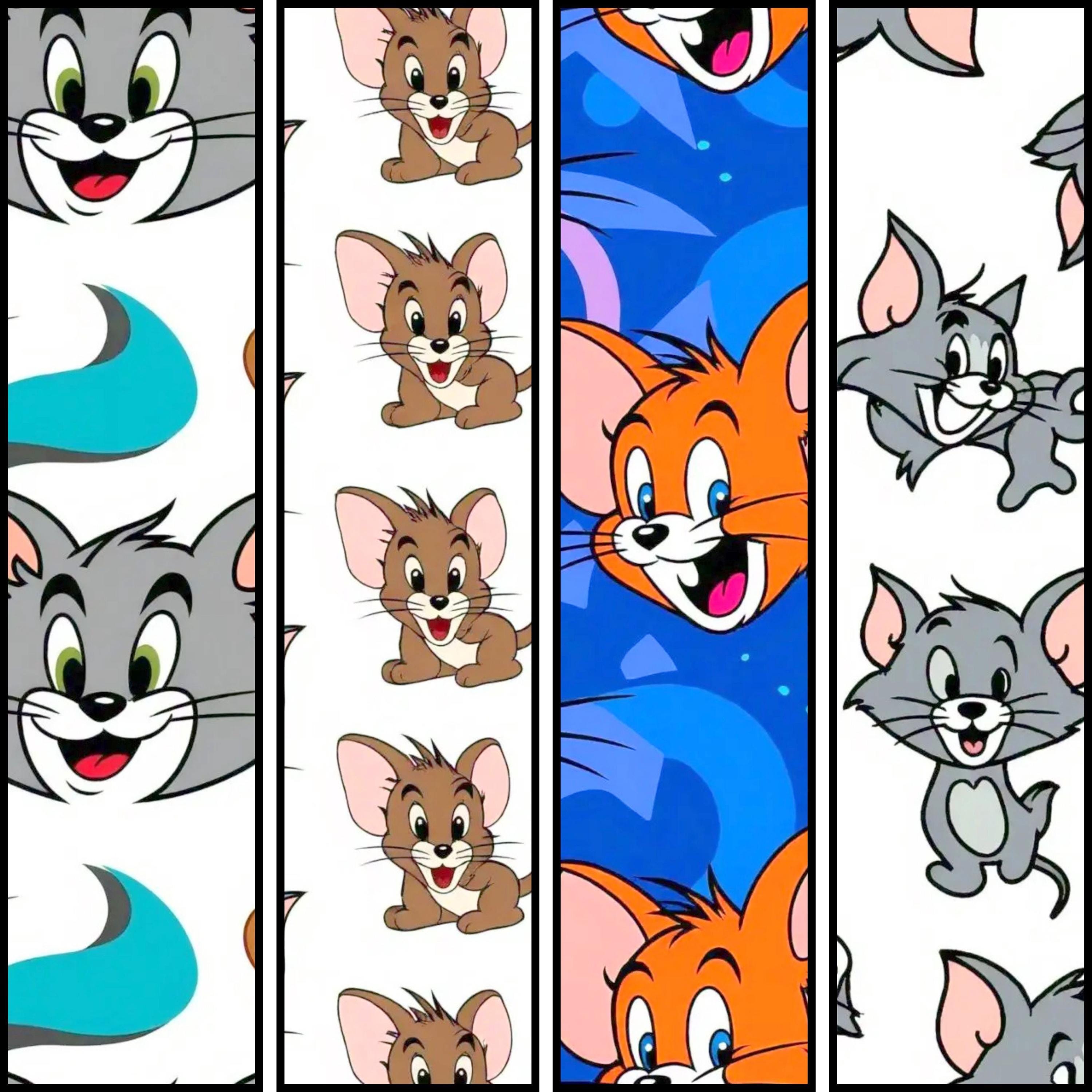 Tom and Jerry Cartoon Seamless Pattern,seamless Tom and Jerry Pattern ...