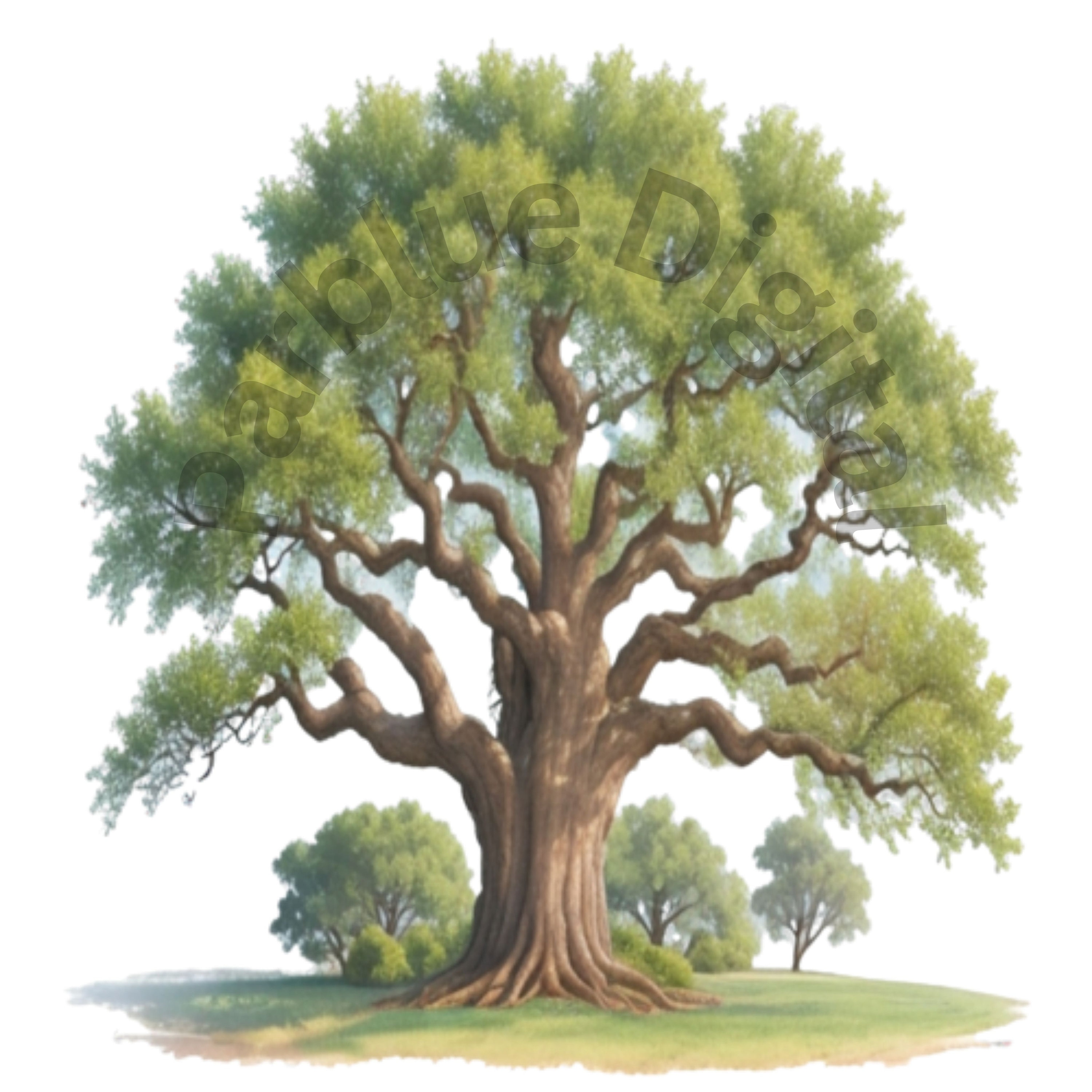 21 Oak Tree With Transparent Backgrounds Clip Art ,high Quality Oak ...