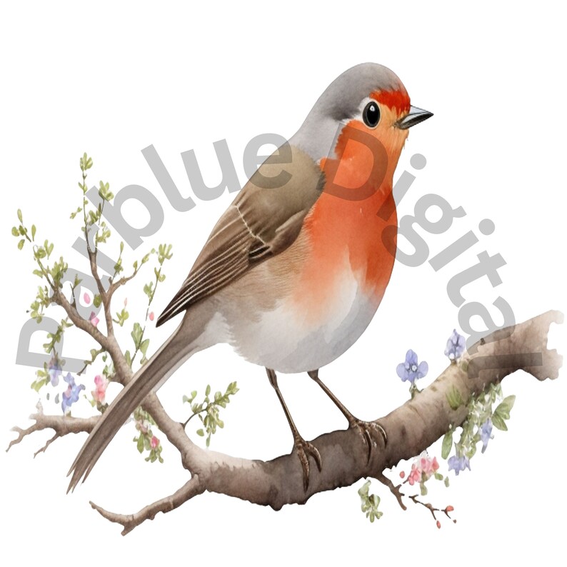 12 Robin Bird With Transparent Backgrounds Clip Art,high Quality Pngs ...