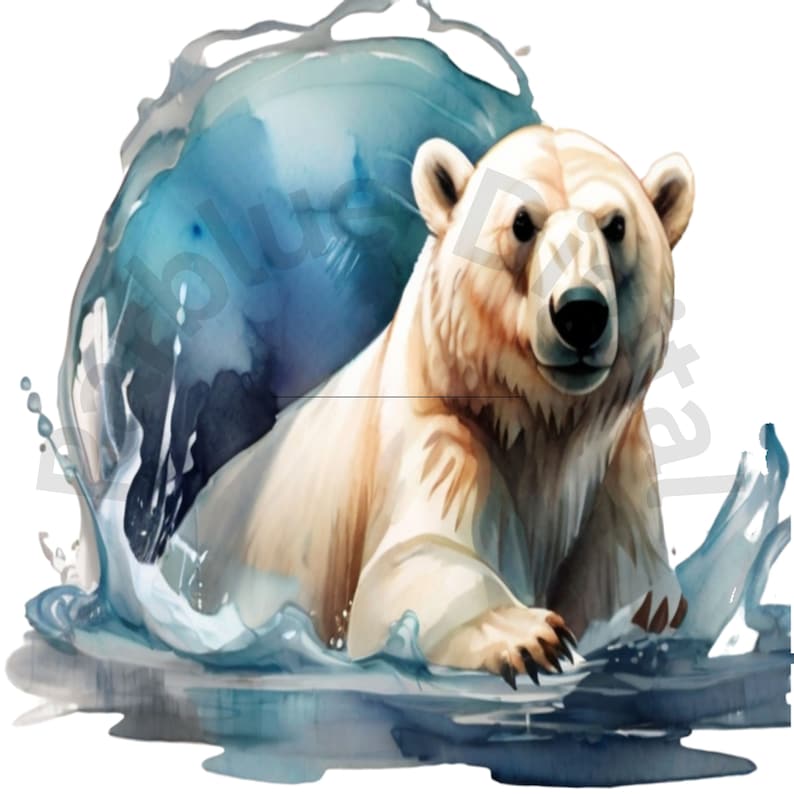 36 Polar Bear With Transparent Backgrounds Clip Art ,high Quality Pngs ...