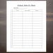 1 Potluck Sheet Digital Download,potluck Sheet Planner,potluck Sheet ...