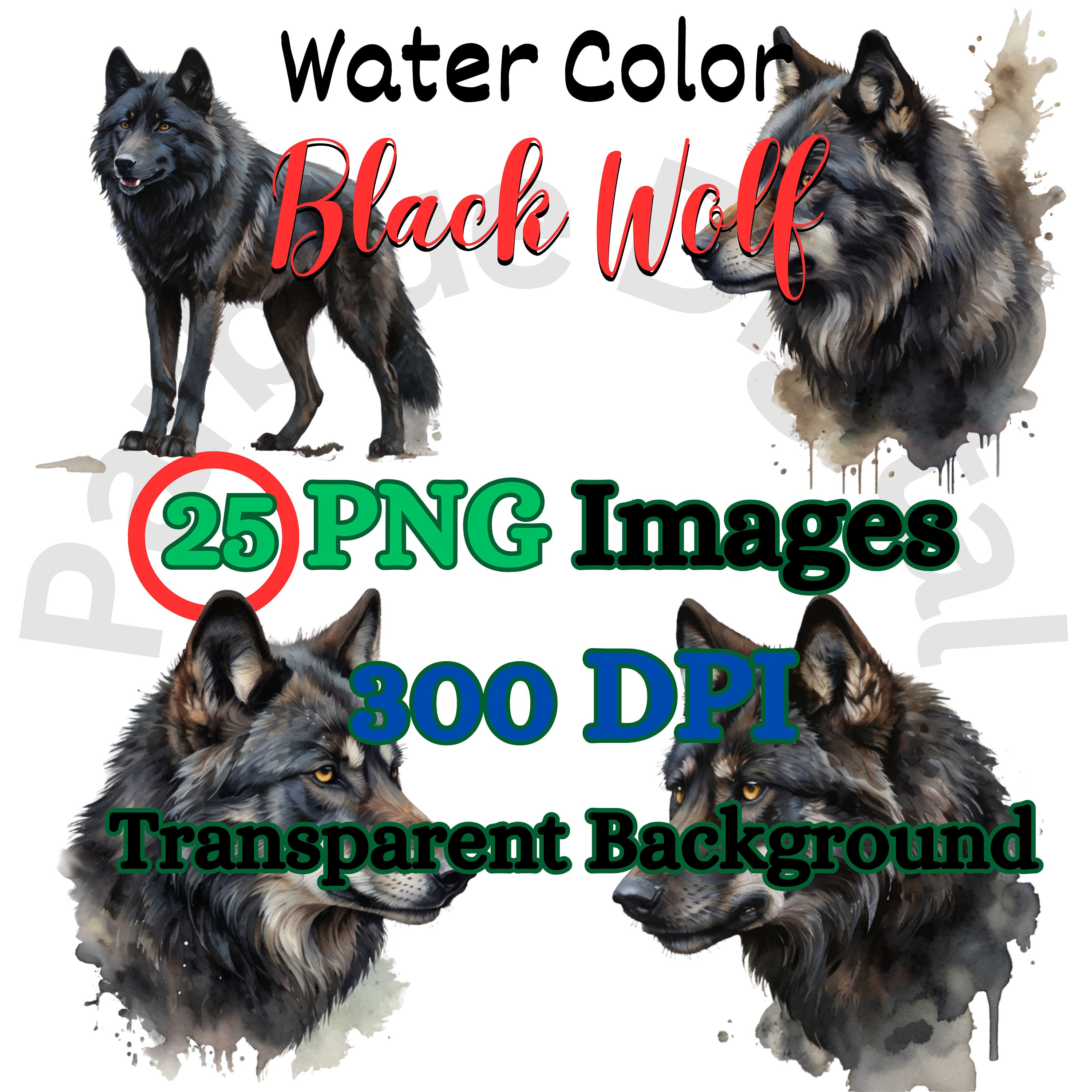 Black Wolf With Blue Eyes Wallpapers