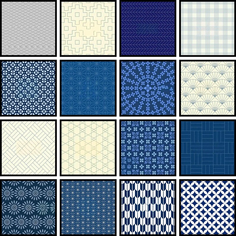 Japanese Pattern Digital Paper,japanese Floral Pattern,scrapbook Paper ...