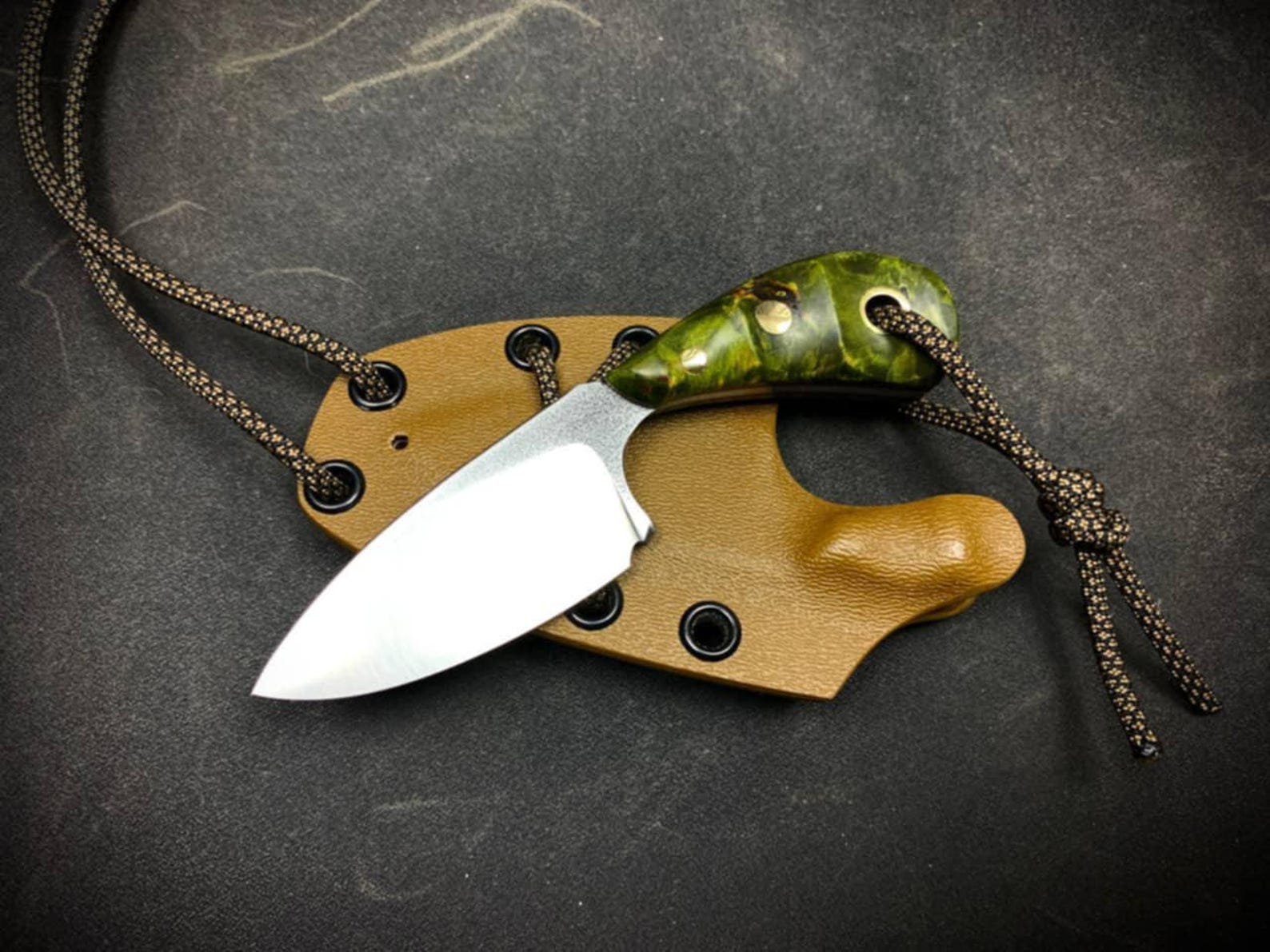 Neck Knife With Sheath (N690 Steel) #2, Knife on the Neck, Small Pocket ...