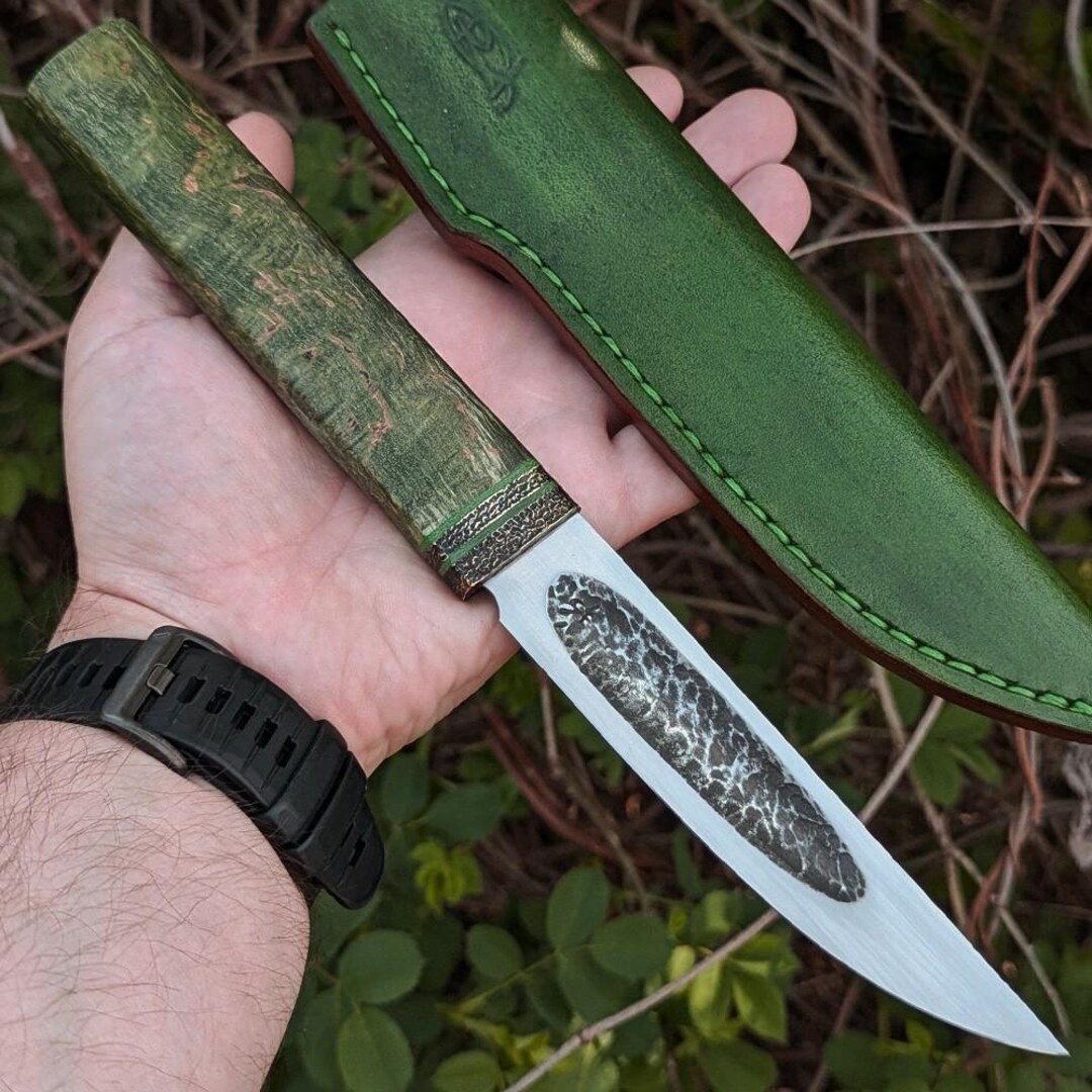 Yakut Handmade Knife (STEEL M390), Forged Knife for Hunting and Fishing ...