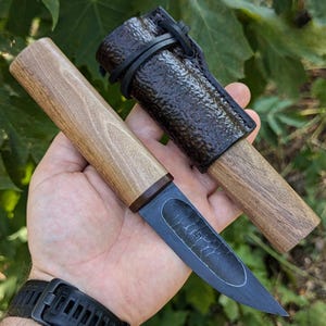 Yakut Handmade Knife (STEEL ЕА115М), Forged Knife for Hunting and ...
