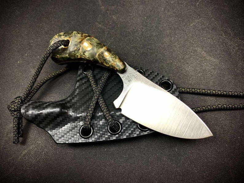 Neck Knife With Sheath N690 Steel, Knife on the Neck, Small Pocket ...