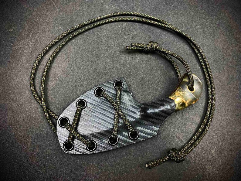 Neck Knife With Sheath N690 Steel, Knife on the Neck, Small Pocket ...