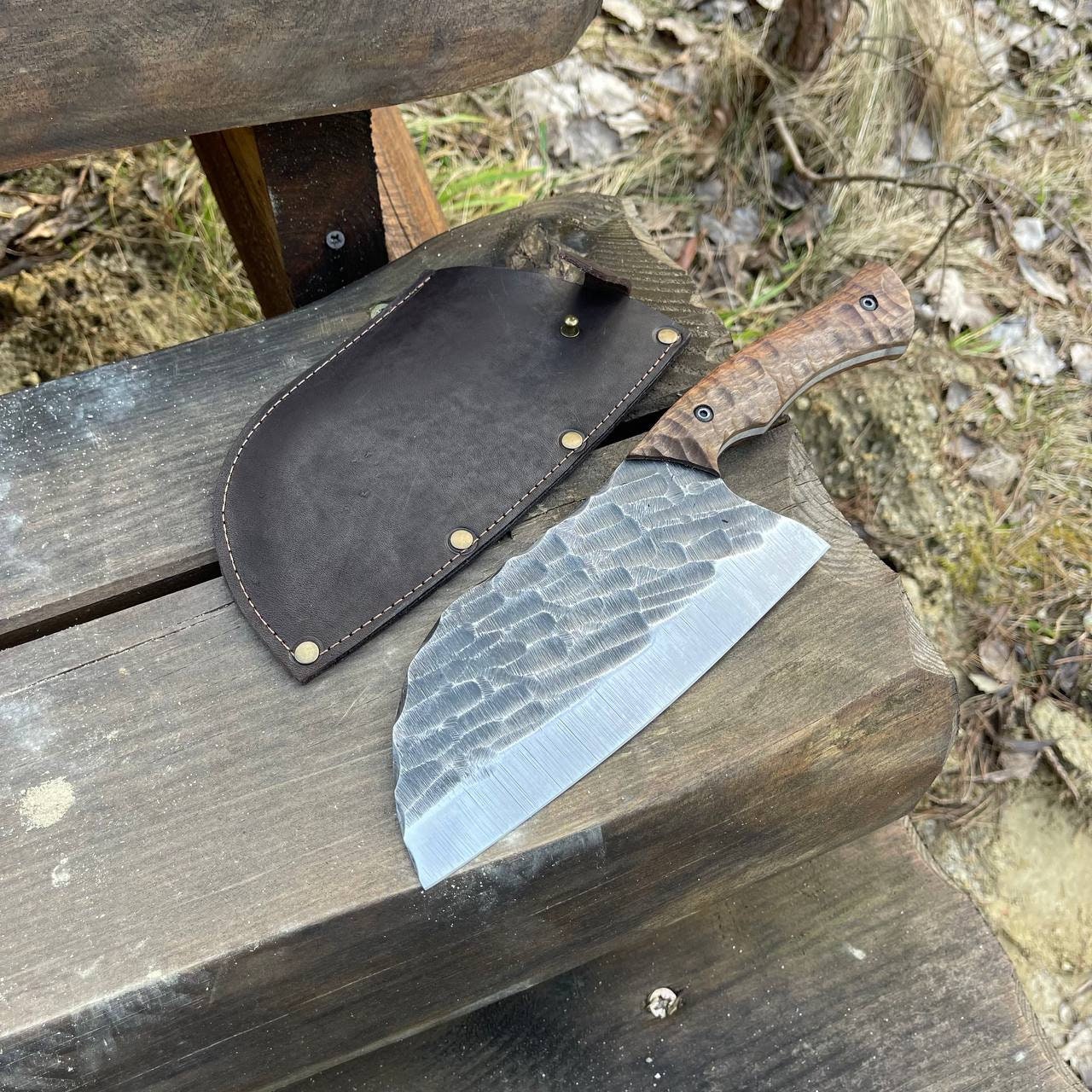 Serbian Knife of 5 Millimeters, Meat Cleaver, Bone Cleaver, Serbian ...