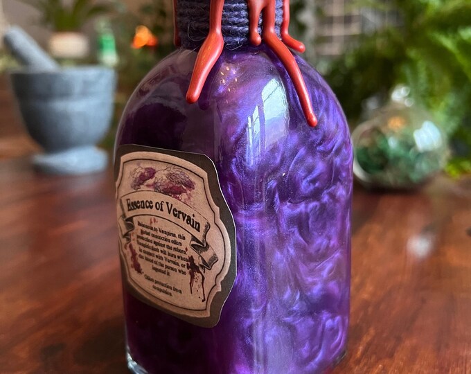 Vervain Colour Changing Potion, Fantasy Prop, Magical Apothecary, Red ...