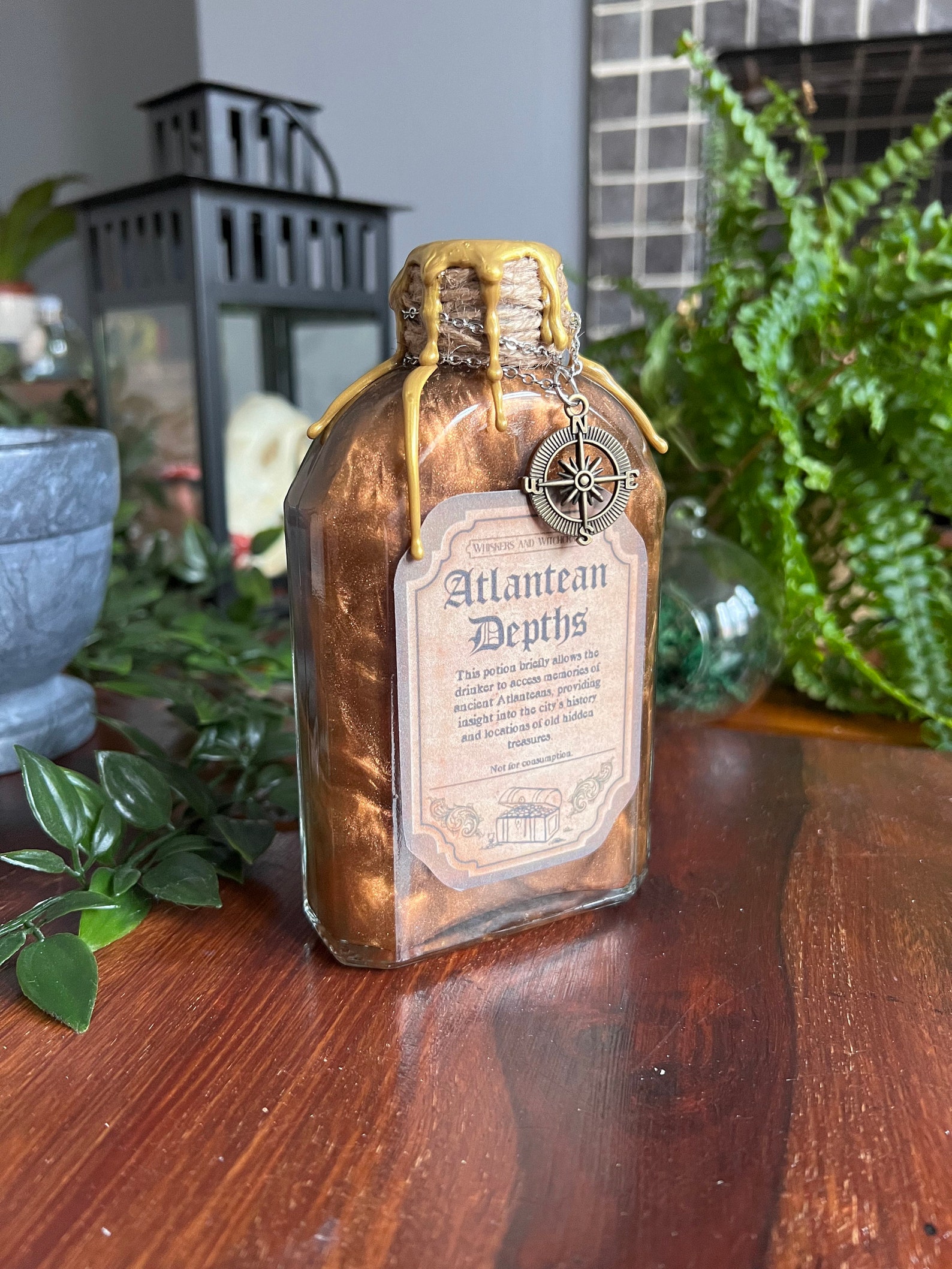 Atlantean Depths Colour Changing Potion, Fantasy Prop, Magical ...