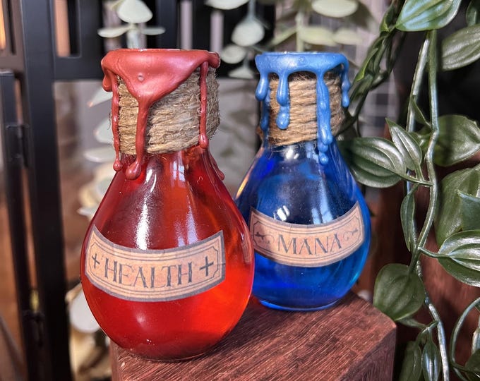 Health Mana Colour Changing Potion, Glass Fantasy Prop, Magical ...