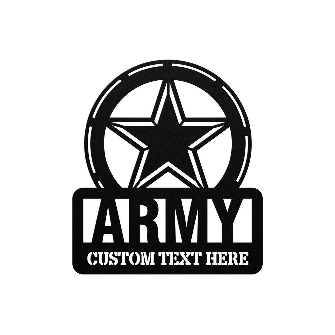 U.S. Army Sign Customizable 3 Available Colors 5 Available Sizes - Etsy