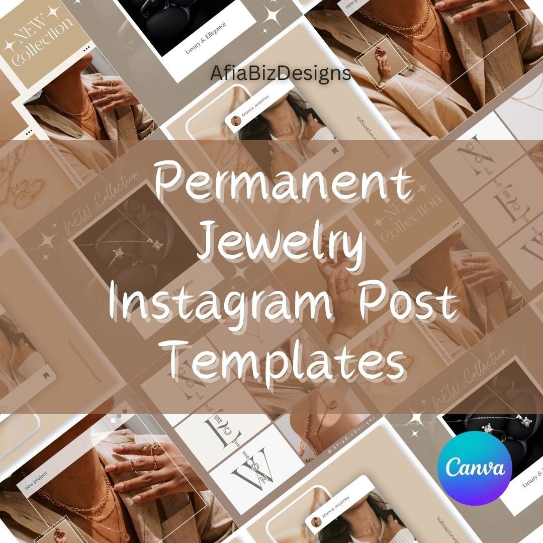 Permanent Jewelry Instagram Template | Permanent Jewelry Starter Kits ...