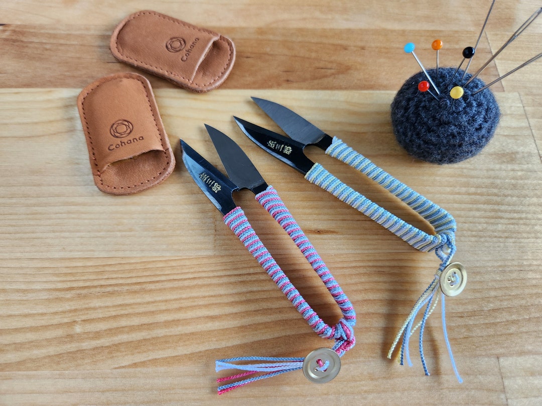 COHANA Shozaburo Thread Snips With Iga Silk Braid - Etsy