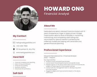 Dynamic and Editable Resume CV Template Craft Your Career Narrative - Etsy