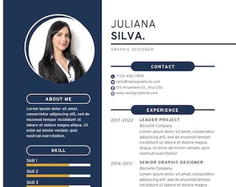 Dynamic and Editable Resume CV Template Craft Your Career - Etsy