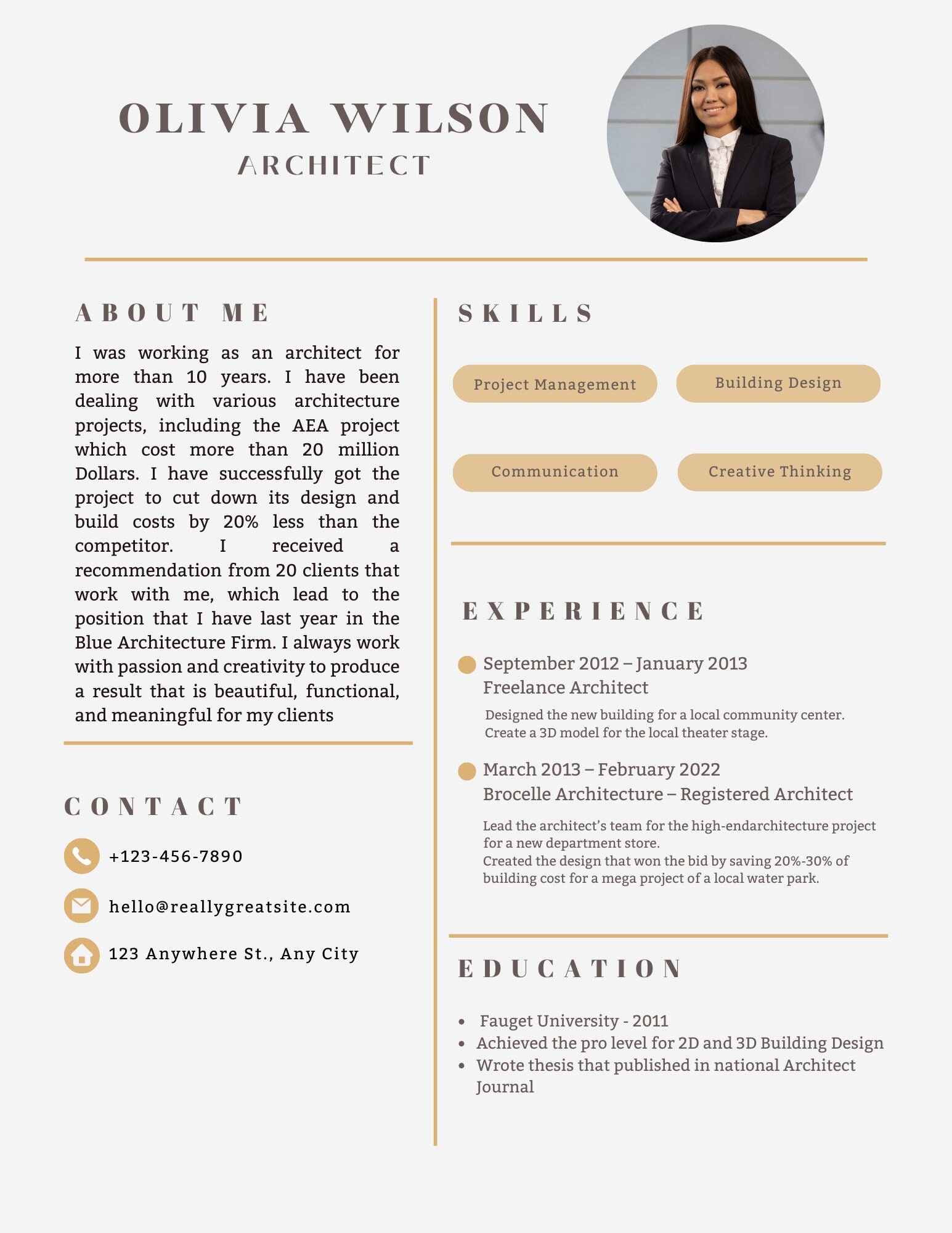 Dynamic and Editable Resume CV Template - Craft Your Career Narrative ...