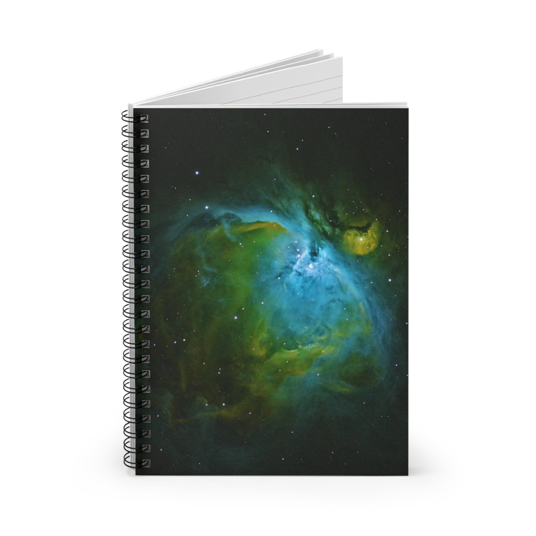 Orion Nebula Spiral Notebook, Space, Astrophotography, Ruled Line ...