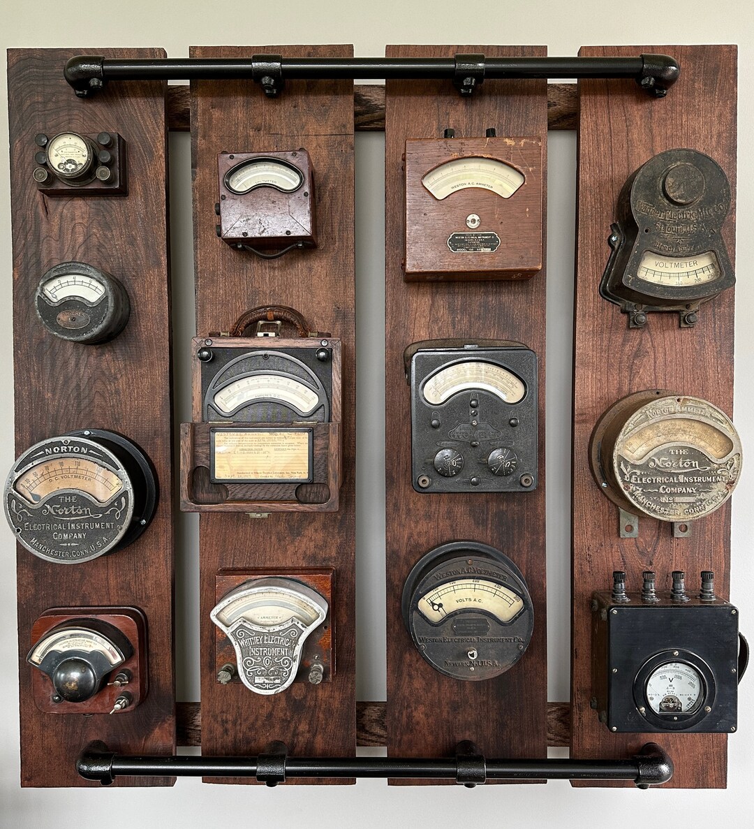 Vintage Authentic Electrical Instrument Display - Etsy