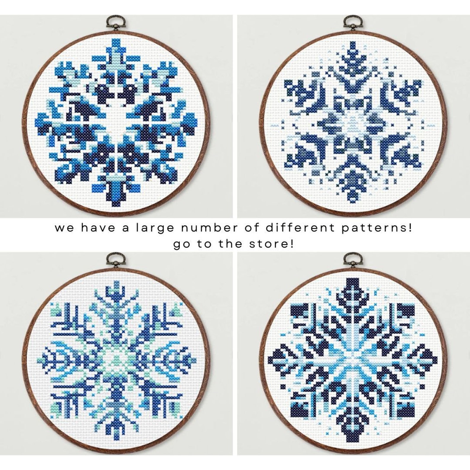 Cross Stitch Pattern, Yin Yang, Hoop Art Embroidery. Modern Cross ...