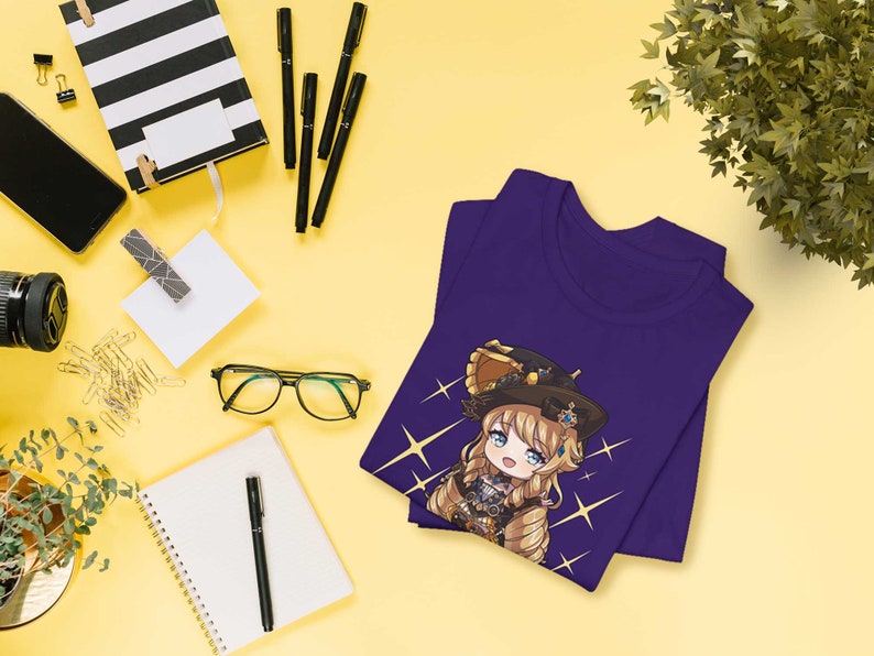 Chibi Navia Genshin Impact Shirt: Fan Made Gamer Tee - Etsy