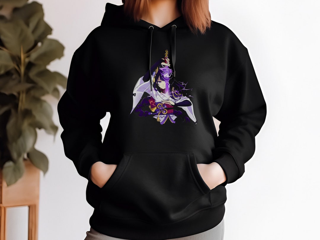 Raiden Shogun Hoodie Fan Made Genshin Impact Merch Limited Supply - Etsy
