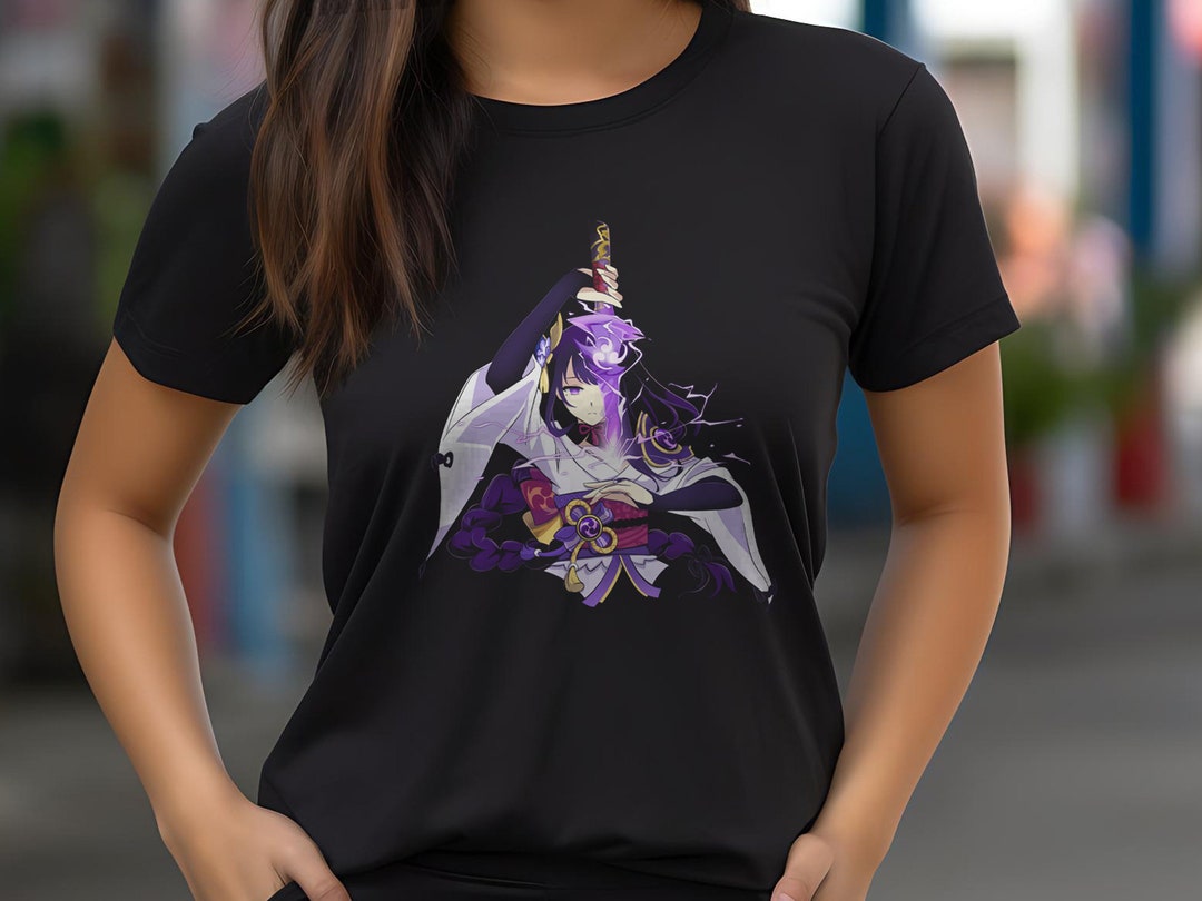 Raiden Shogun Genshin Impact Shirt - Fan Made Merch - Limited Supply - Etsy