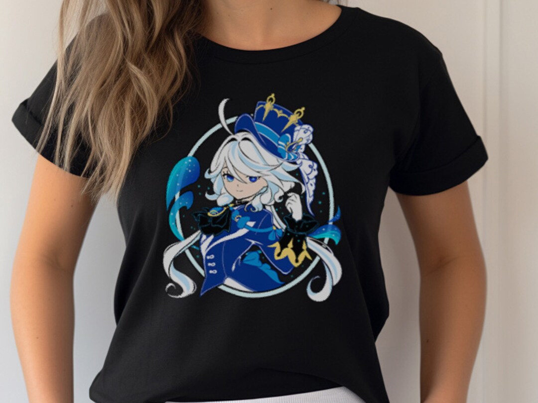 Furina Shirt - Genshin Impact Shirt - Fan-made Merchandise - Limited ...