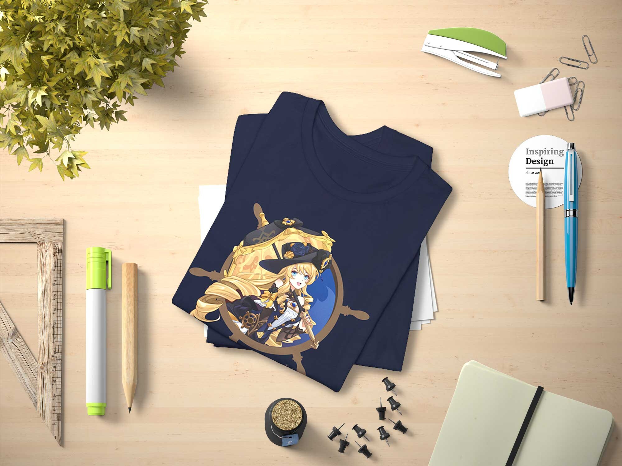 Navia Shirt Limited Edition Genshin Fan Made Tee Gift for Video Game ...