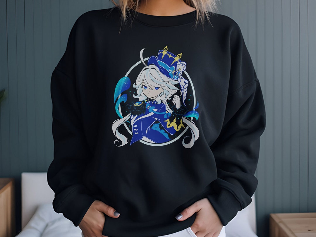 Furina Genshin Impact Sweatshirt - Fan Made Merch - Gamer Gift ...