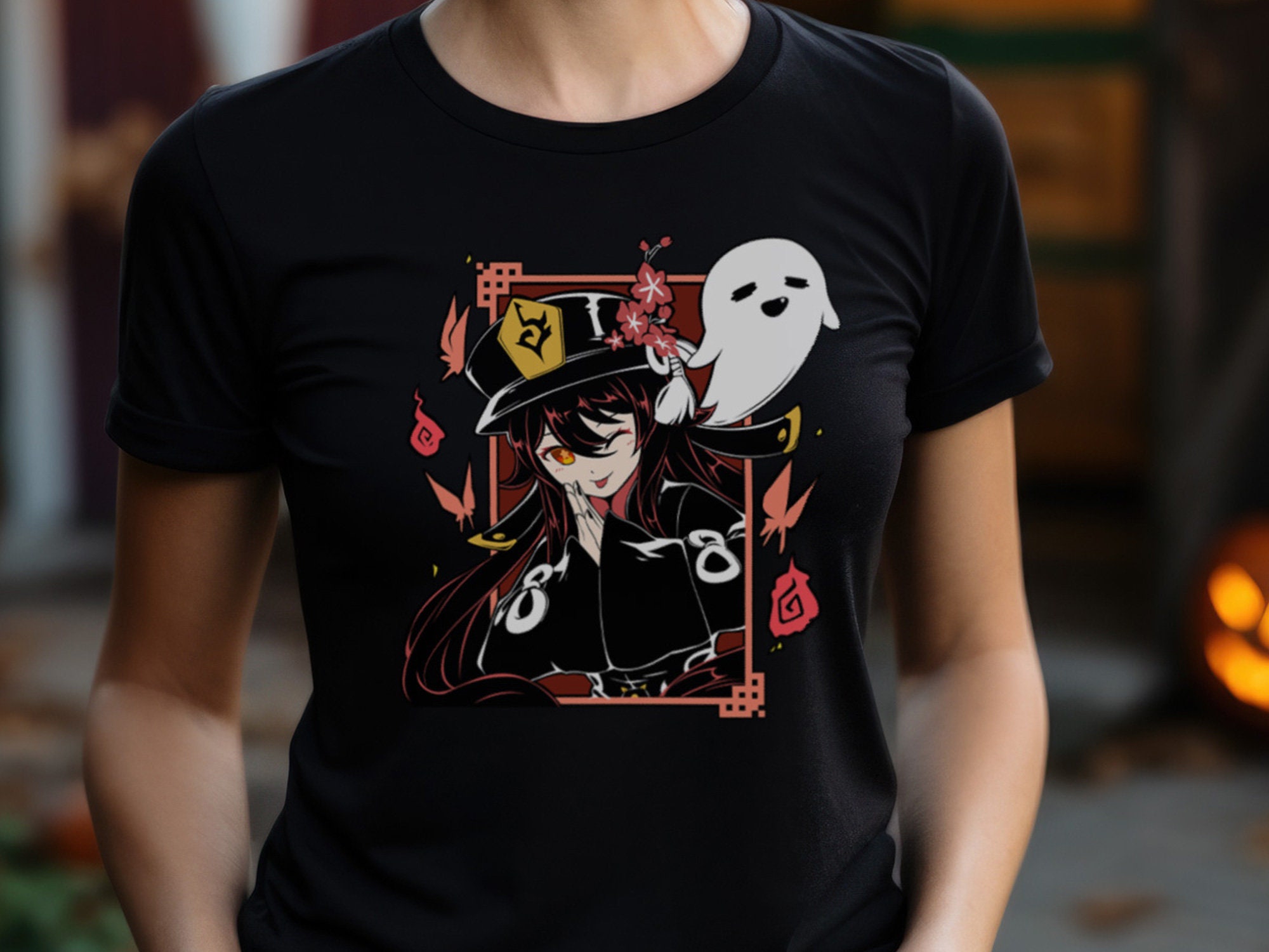 Hu Tao Shirt Genshin Impact Shirt Fan-made Merchandise Limited Supply ...