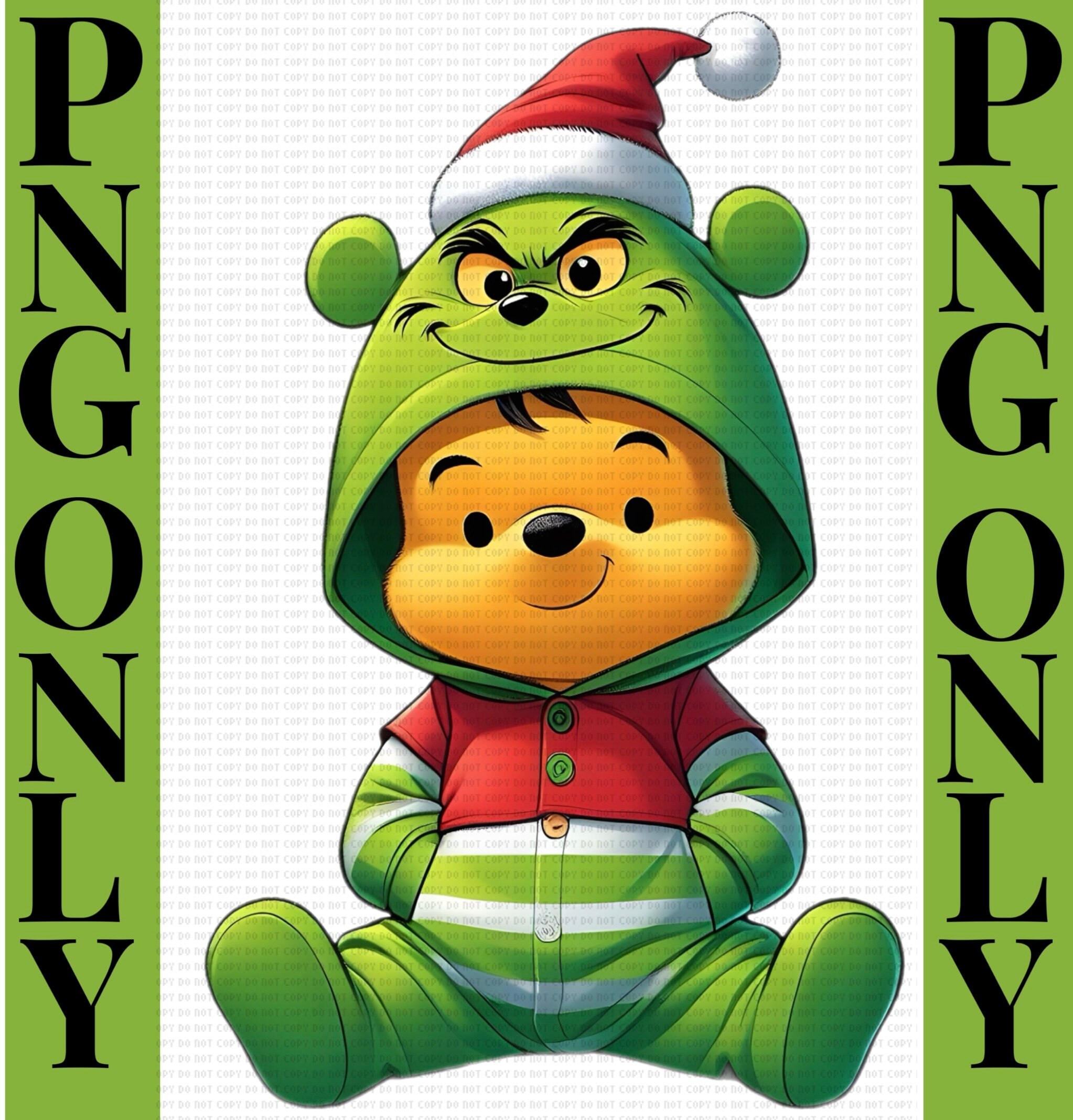 Winnie the Grinch Png, Pooh Png - Etsy Australia