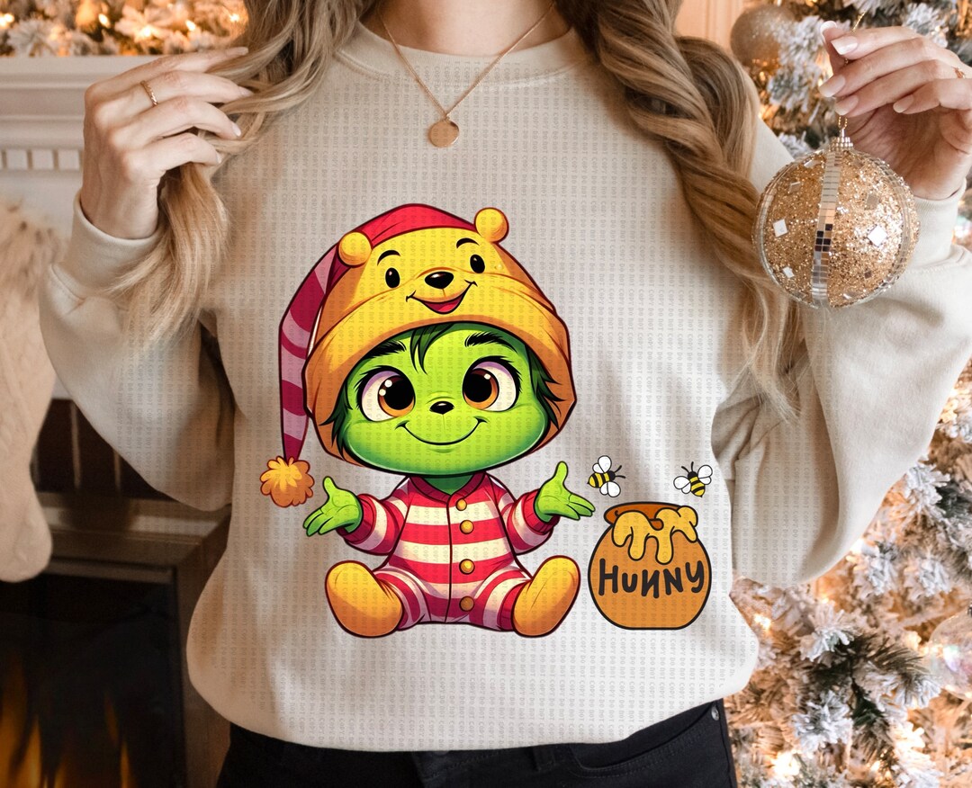 Grinchy Png, Bebé Grinch png, Pooh png - Etsy España