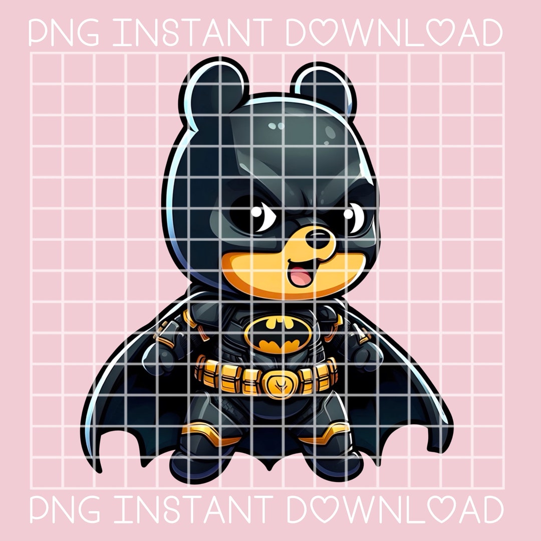 Hero Bear PNG - Etsy