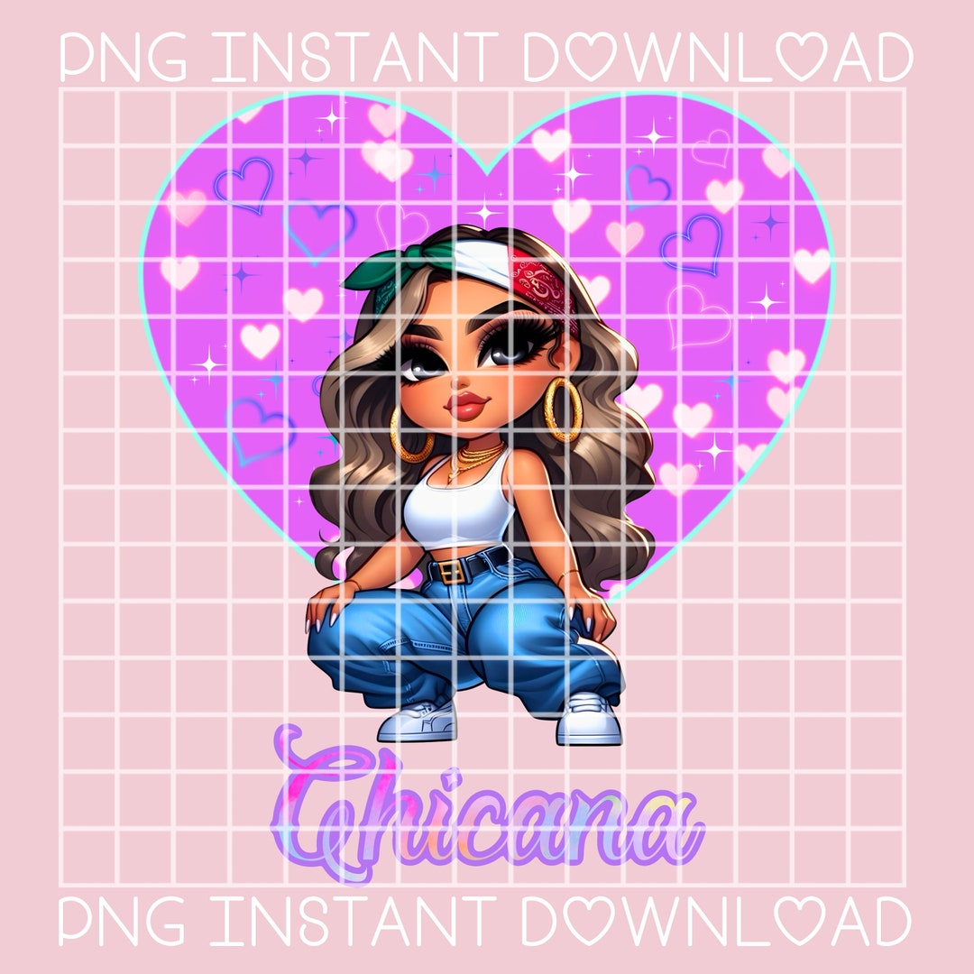 Chicana PNG, Chingona PNG - Etsy