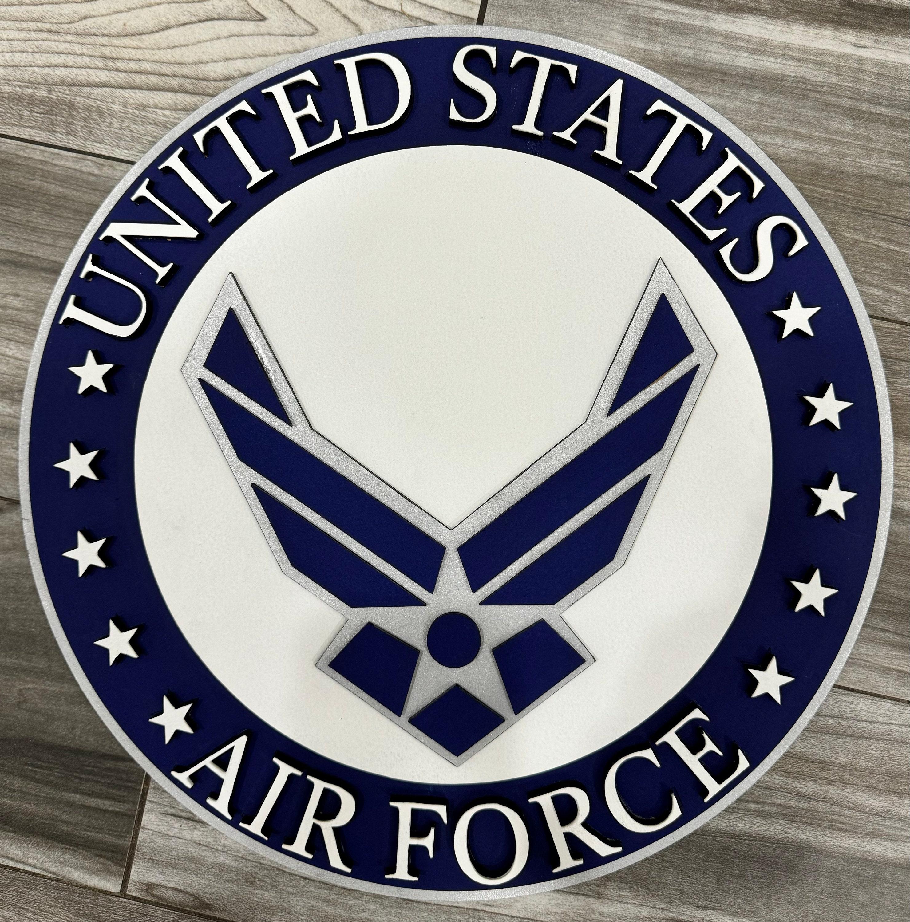 United States Air Force Wall Plaque, Wall Art, Retirement Gift, Veteran ...