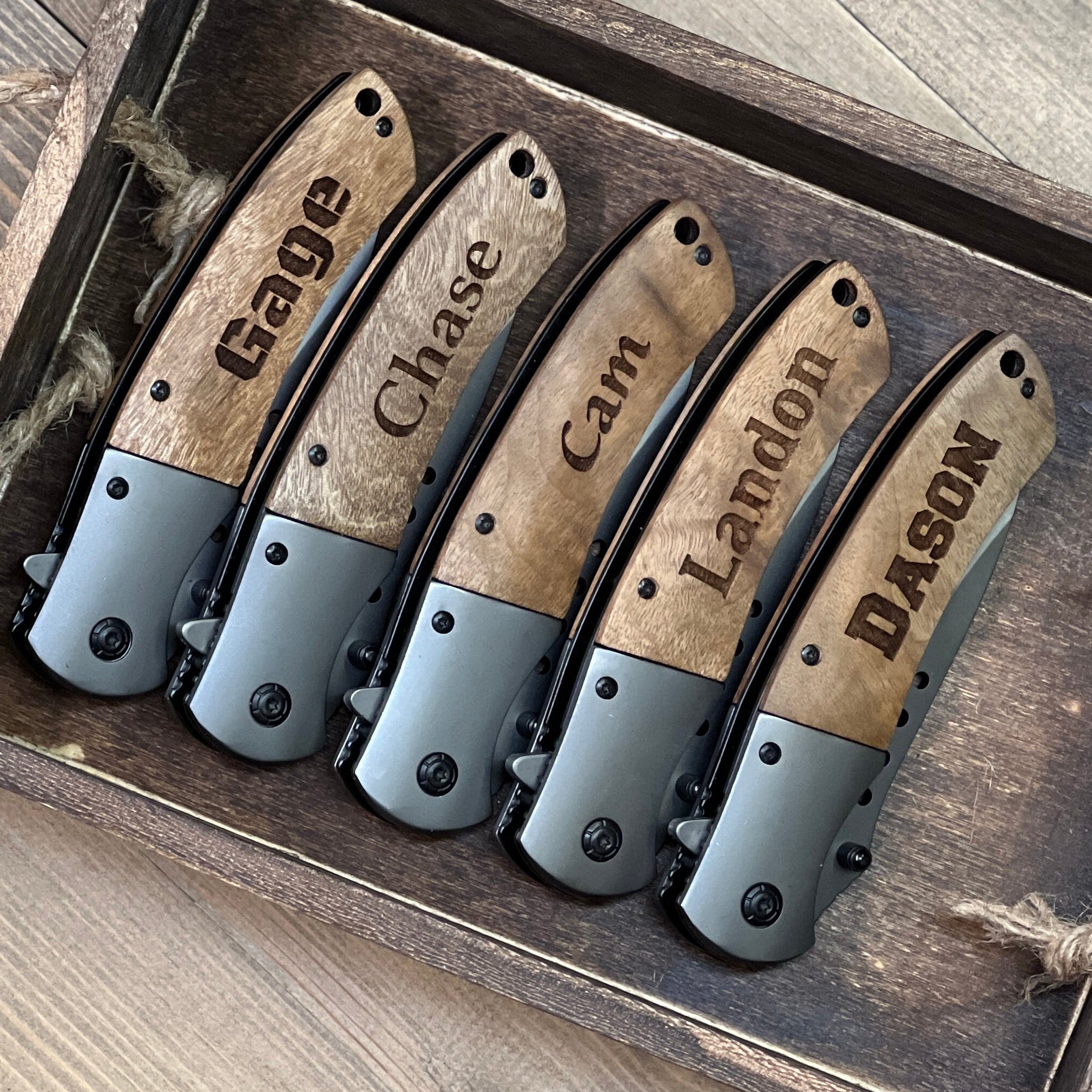 Engraved Knife for Mens Birthday Gift Personalized Pocket Knife ...