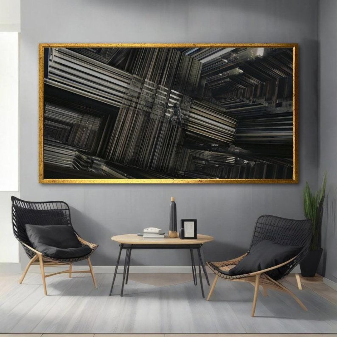 Canvas Painting Interstellar Wall Art Famous Movie Poster Science ...