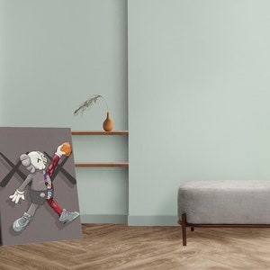Hypebeast Kaws Robot Art, Hypebeast Canvas, Kaws Figure Wall Art ...