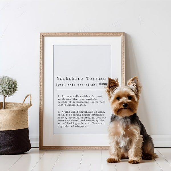 Dog Definition Poster - Etsy