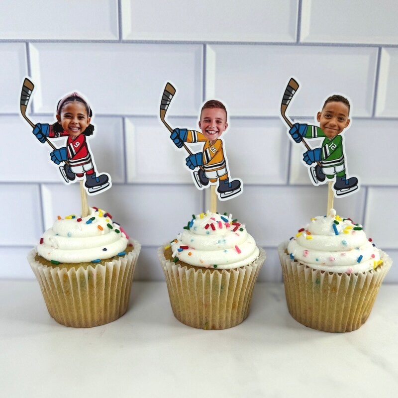 Hockey Cake Topper - Etsy
