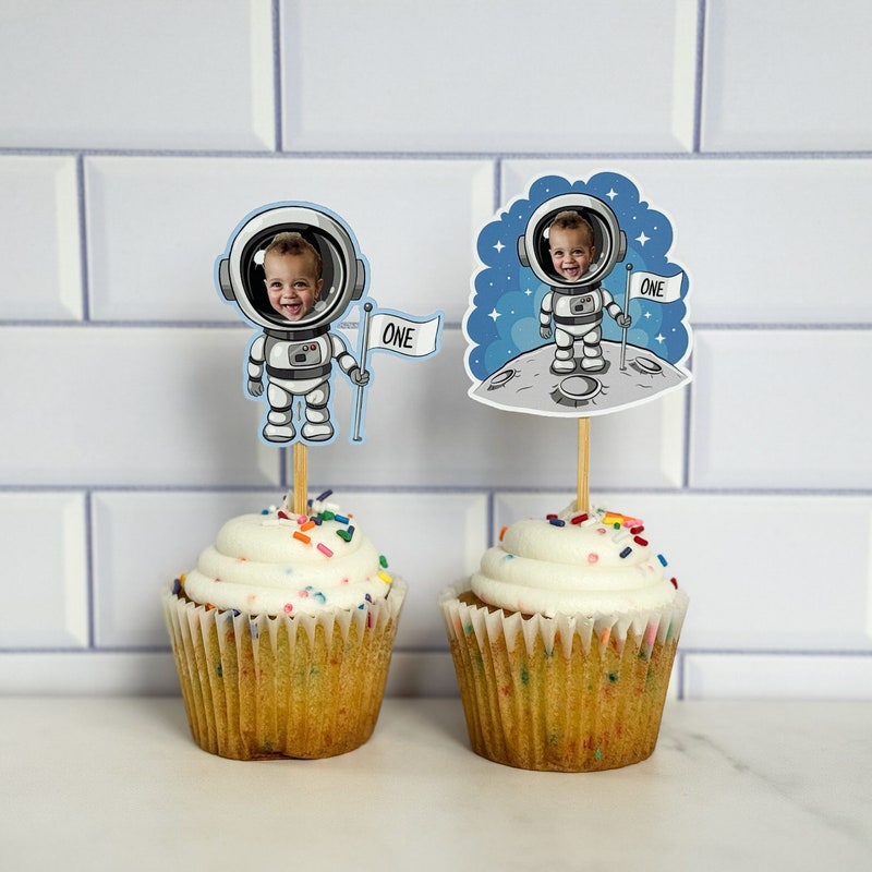 Space Cupcake Topper - Etsy