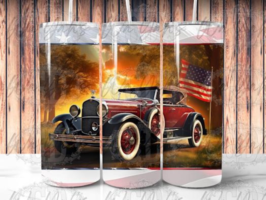 Classic Car - 20oz Sublimation Tumbler Design - Etsy