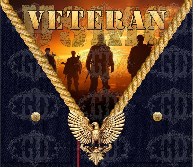 Marine Veteran 20oz Sublimation Tumbler Design Printable PNG for ...