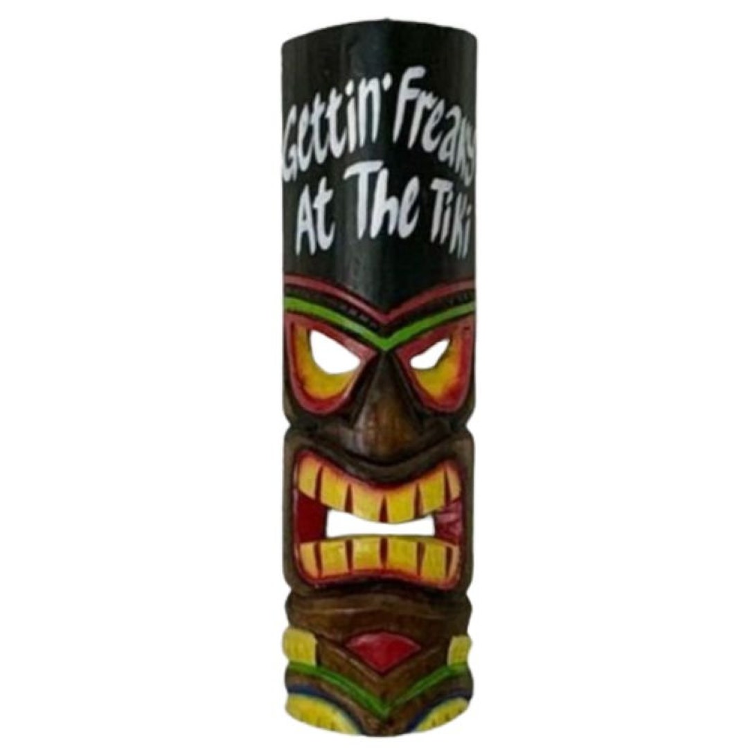 Wooden Tiki Bar Mask Getting Freaky at the Tiki - Etsy